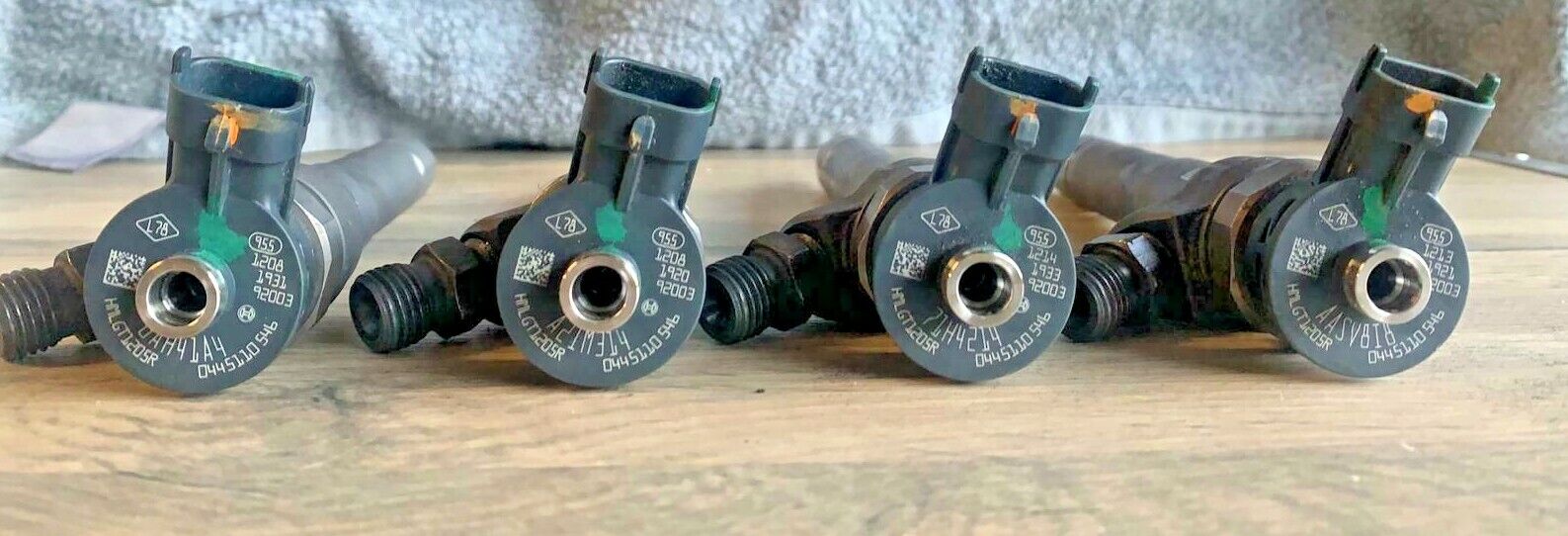 4 Reconditioned Diesel injectors Renault Trafic Bi Turbo R9M450/R9M452 ...